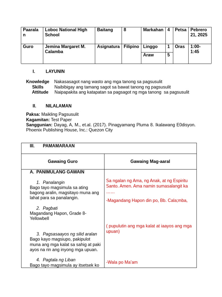 Summative Test Week 1 | PDF