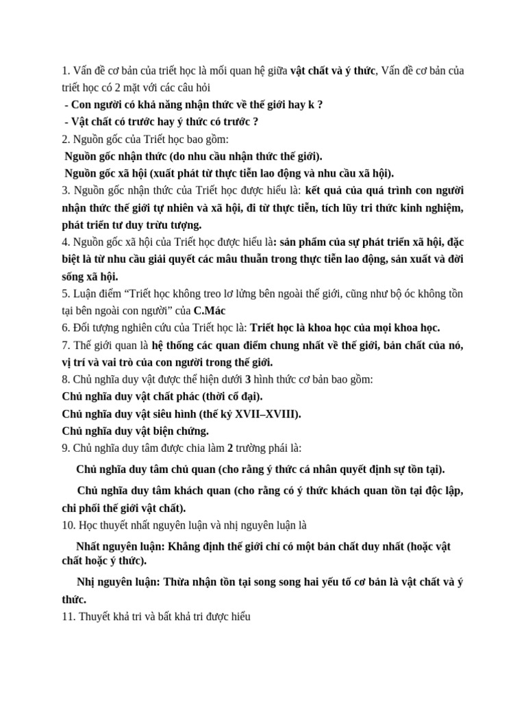 On Tap Chuong 1 | PDF