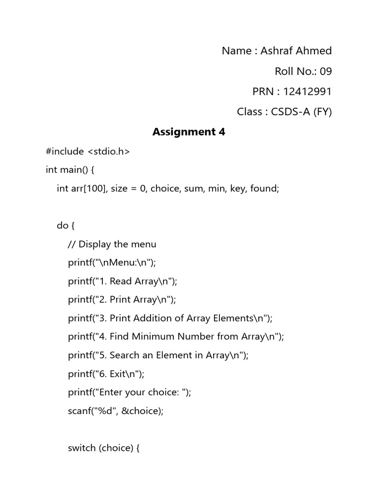 Problem Solving and Programming Assignments | PDF | Computer Programming | Software Engineering
