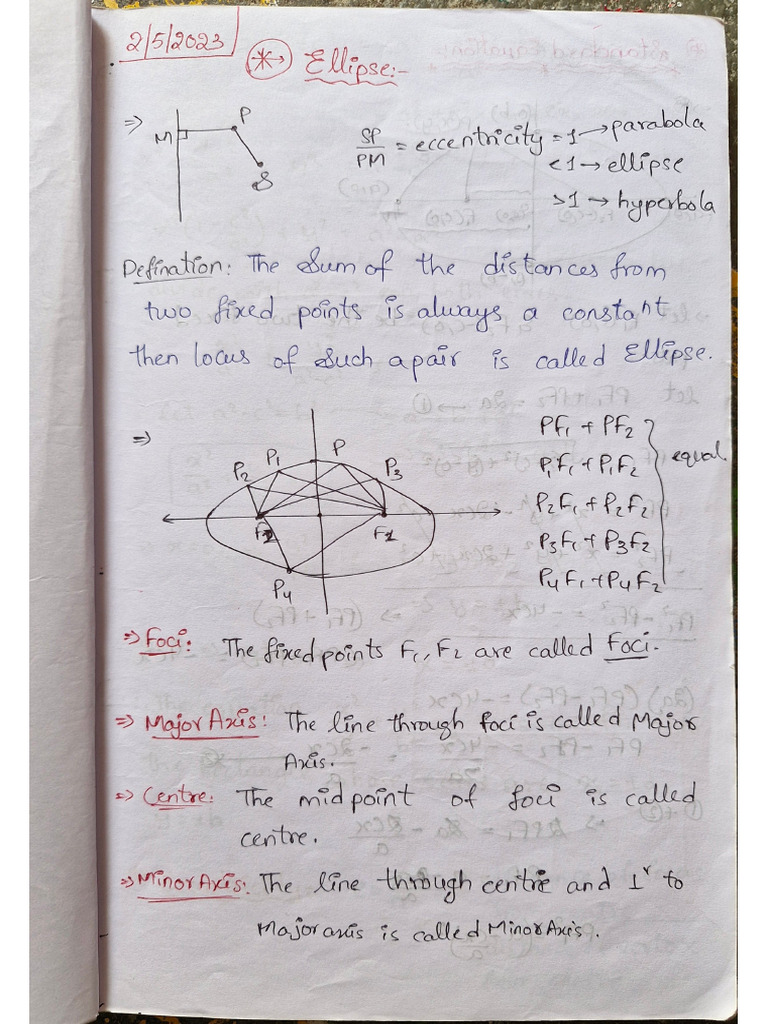 Ellipse | PDF