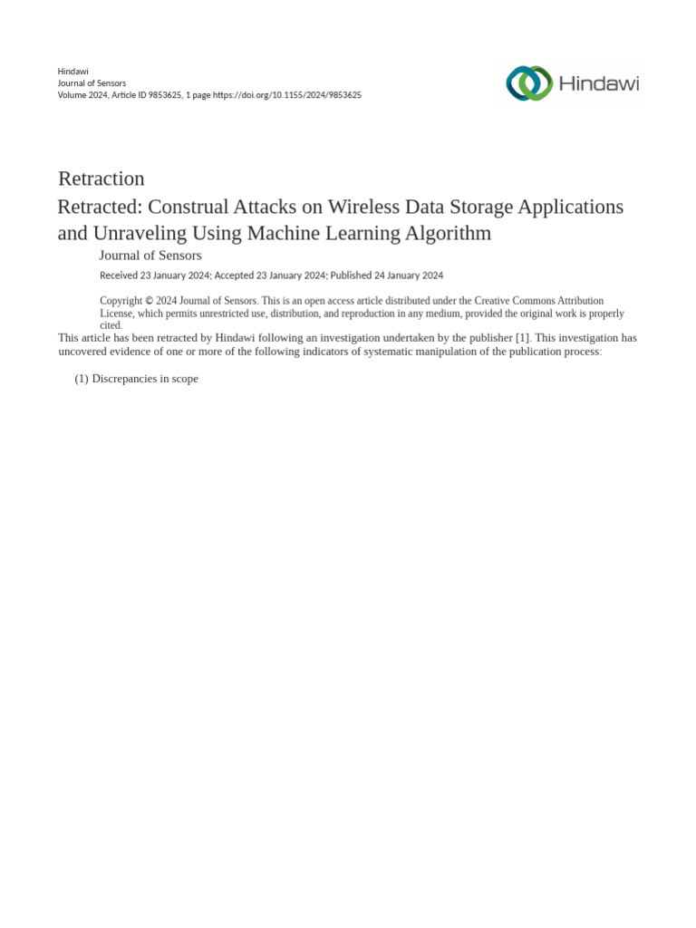 Construal Attacks On Wireless Data Storage Applications and Unraveling Using Machine Learning ...