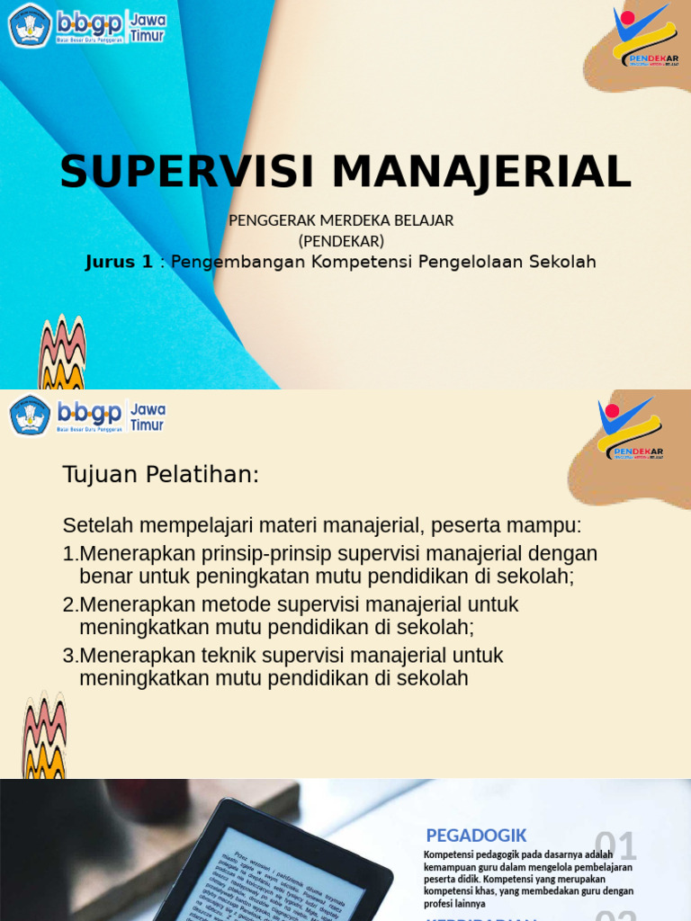 Supervisi Manajerial untuk Pendidikan Berkualitas | PDF