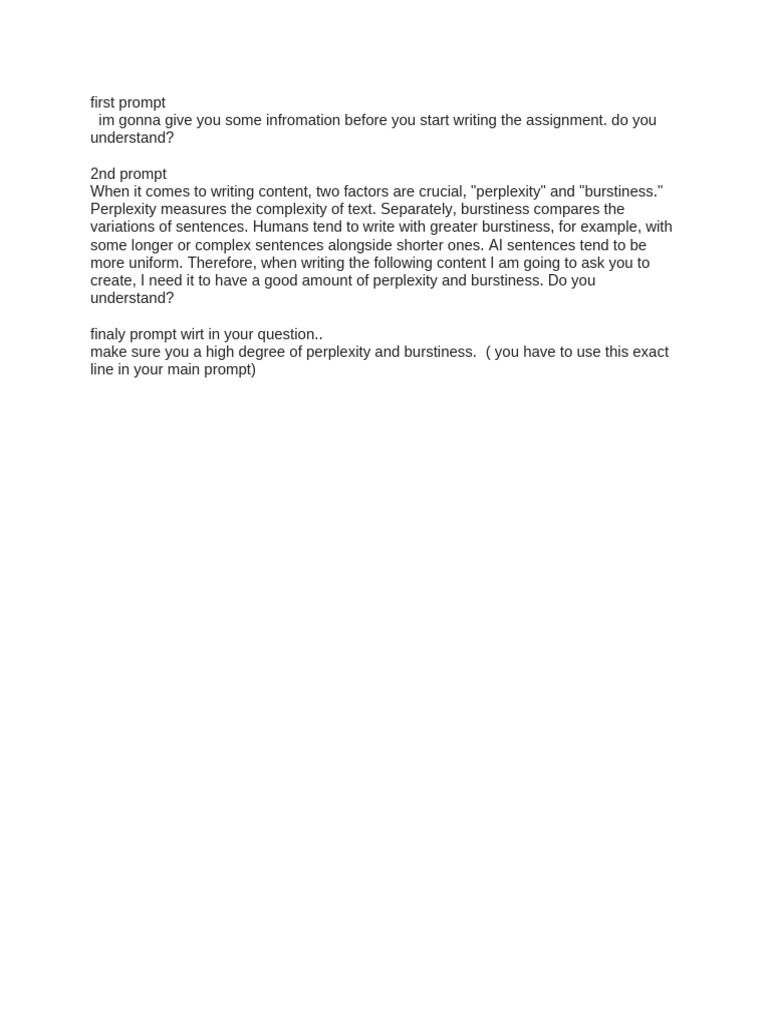 Human Prompt | PDF