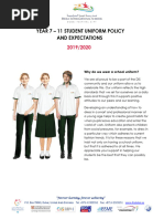 Uniform Returned Form | PDF