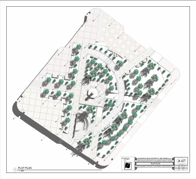 Plot Plan 1: Municipalidad Distrital de Congalla | PDF