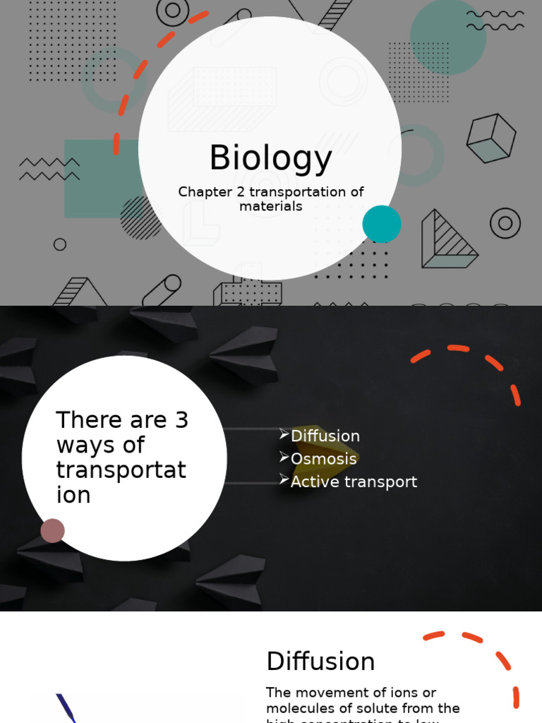 Transportation of Materials in Biology | PDF