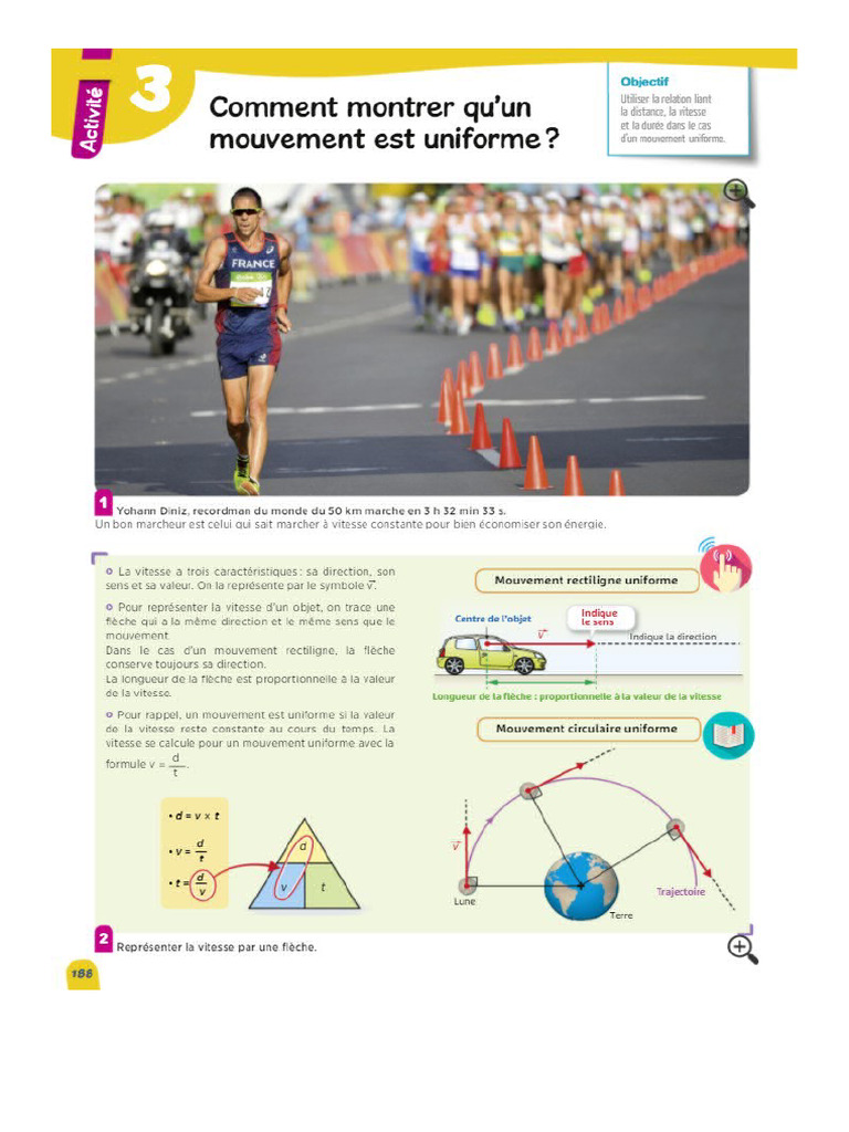 Activités Sur La Vitesse - Chap 5 3 | PDF