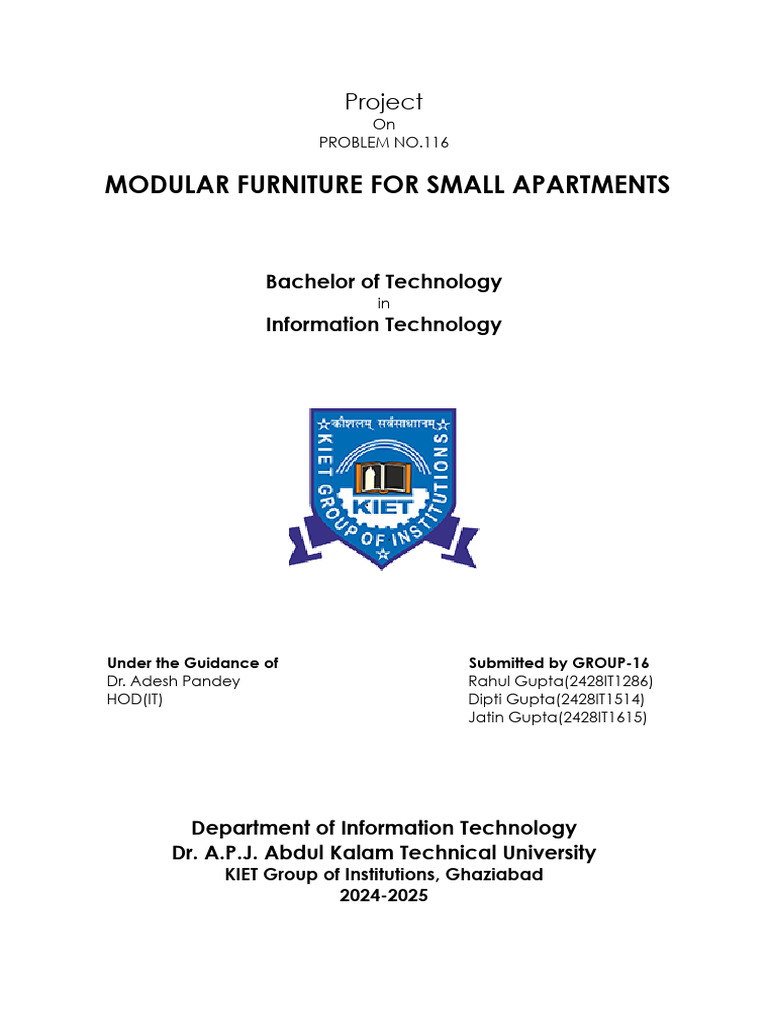 Design Thinking Report | PDF | Desk | Usability