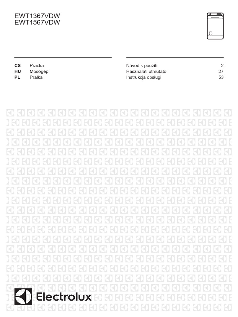 Electrolux EWT 1567 VDW - 717803umPL | PDF