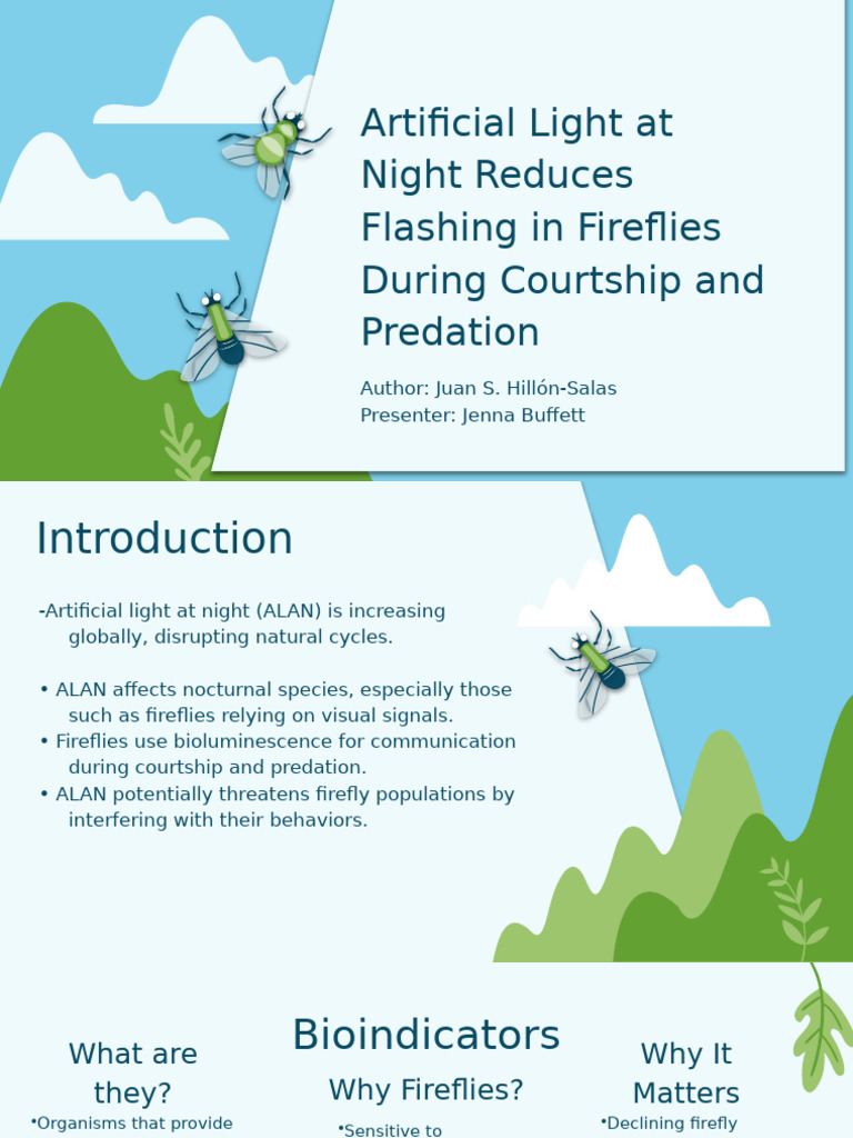 Impact of Artificial Light on Fireflies | PDF | Biology | Natural ...