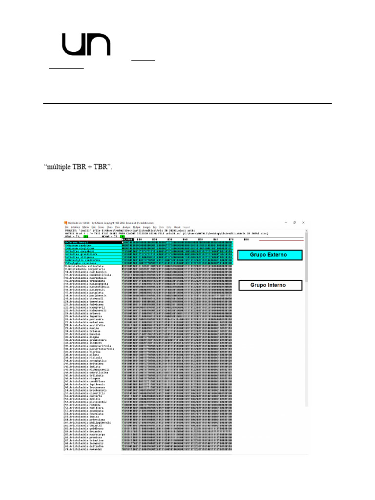 Torres-Cubillos. Parcial Winclada-Nona. Sistemática 2024-01 | PDF ...