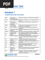 CompTIA Security 701 Acronyms List | PDF | Computer Network | Encryption