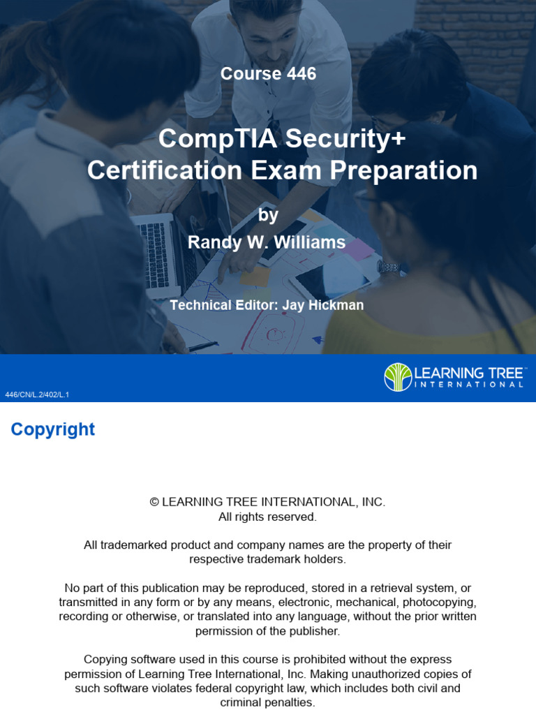 Comptia Security+ Lession3 | PDF | Cryptography | Key (Cryptography)