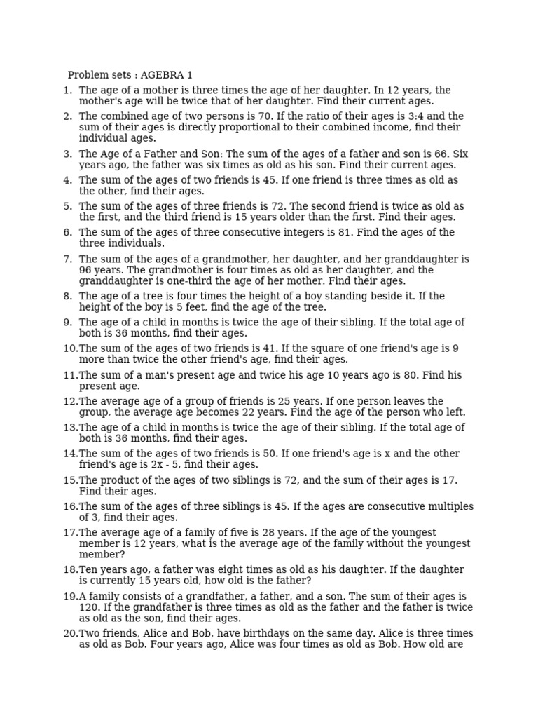 CE-111-Prob-sets-ALGEBRA-Part-I | PDF | Triangle | Trigonometry