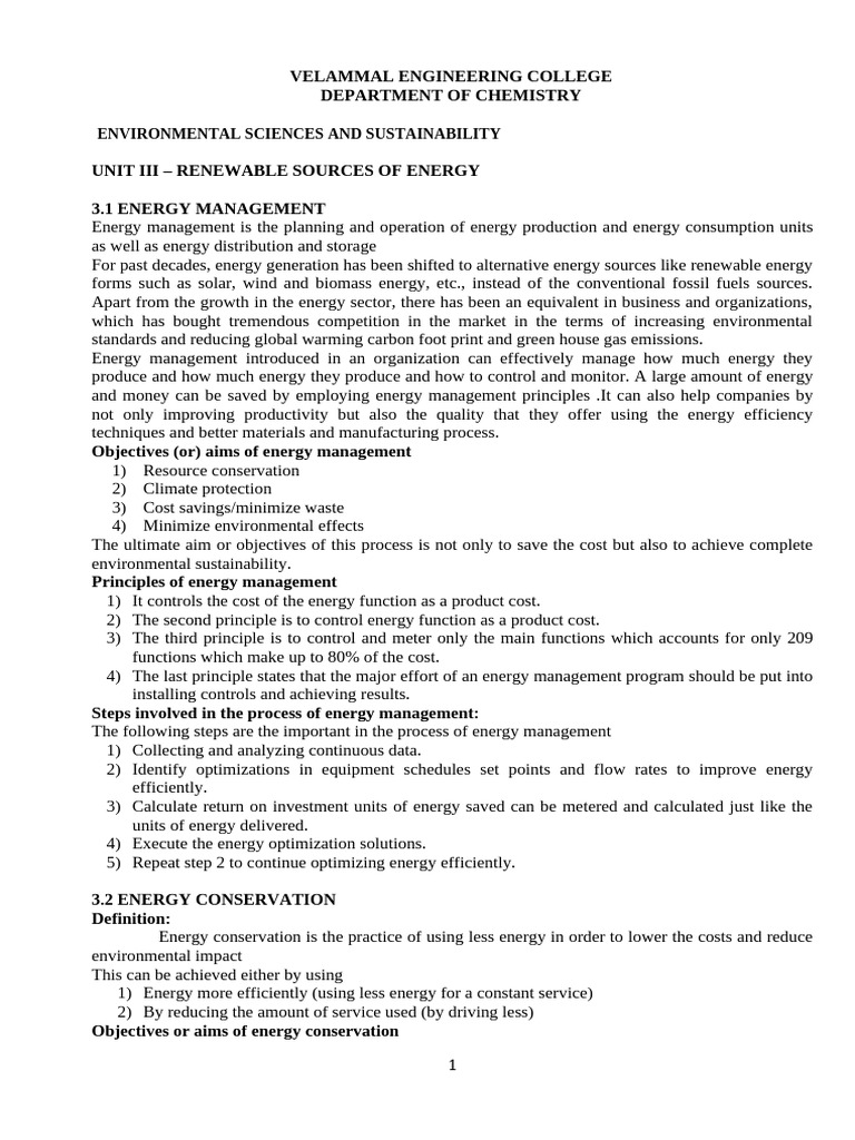 Ess Unit Iii and Unit Iv Notes | PDF | Gross Domestic Product | Energy ...