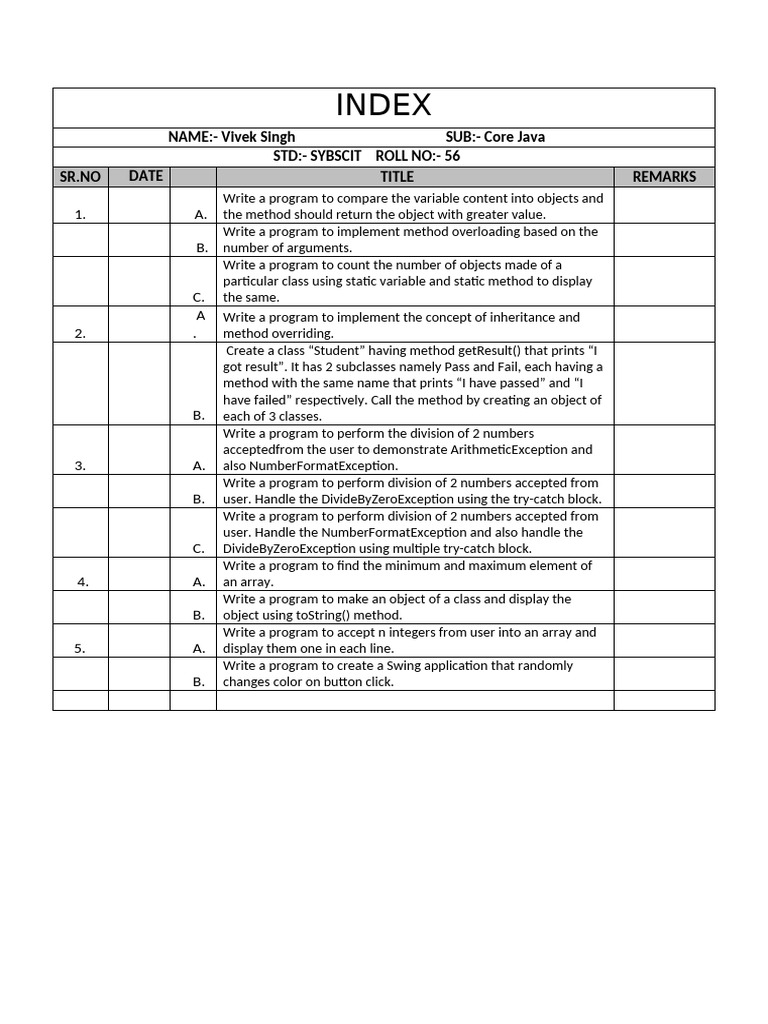 INDEX | PDF