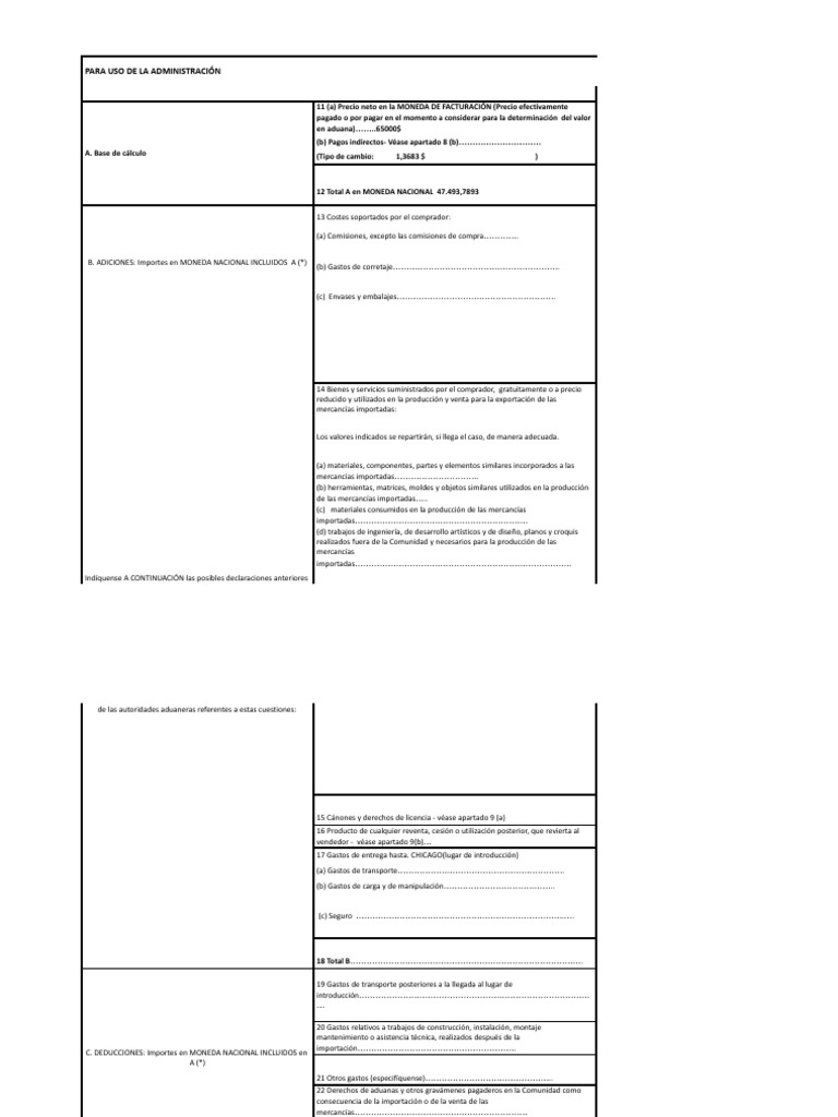 Modelo Dv1 Excel - Hoja2 | PDF | Tipo de cambio | Precios