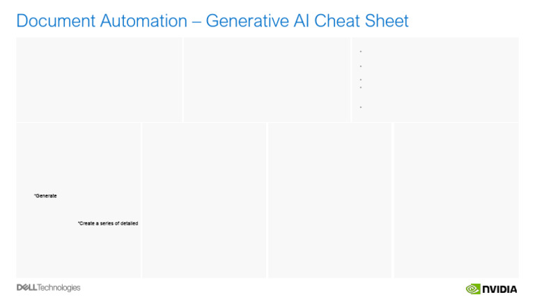 Genai Use Case Cheat Sheet Document Automation | PDF | Artificial ...