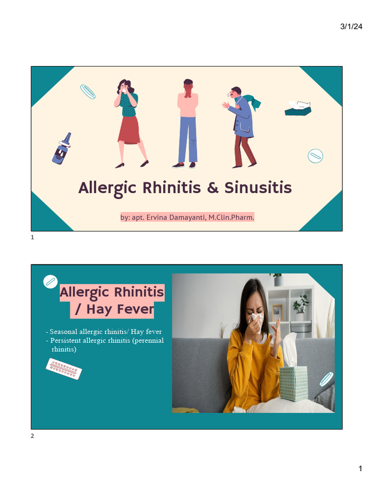 Panduan Rhinitis & Sinusitis | PDF