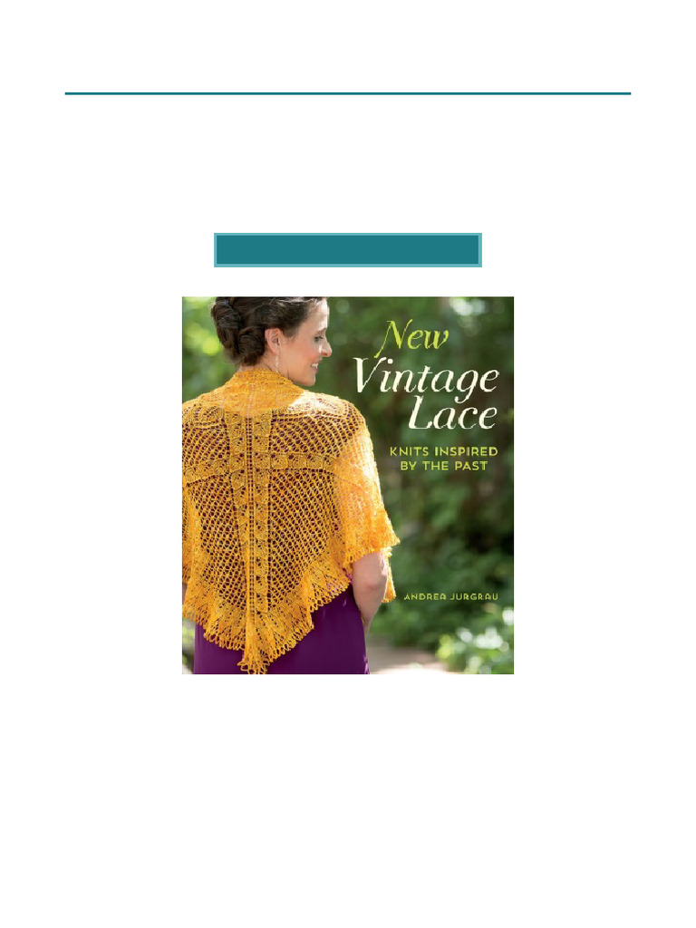 Vintage Lace Knit Patterns Book | PDF