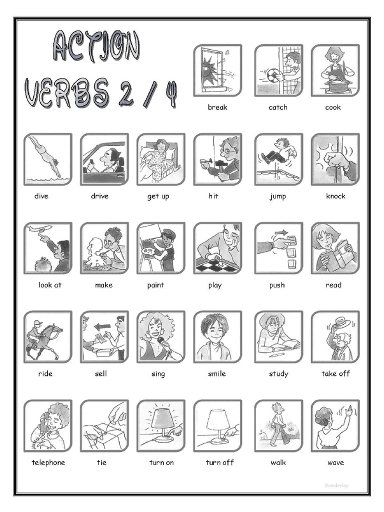Action Verbs 2 1 | PDF