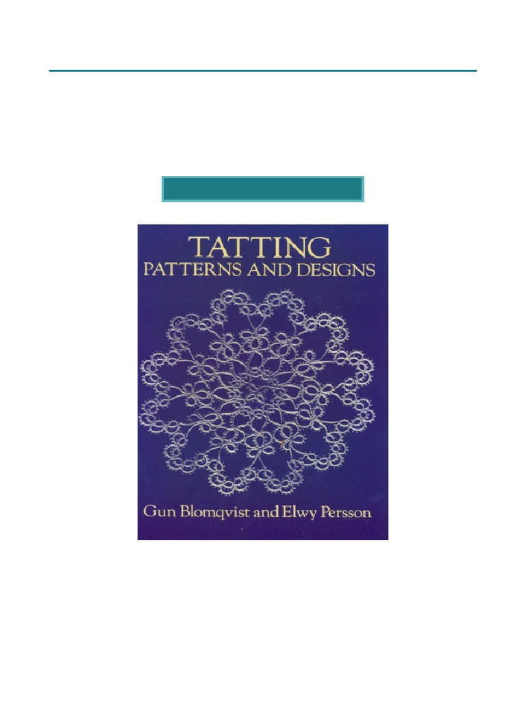 Tatting Patterns and Designs Open Access Download | PDF