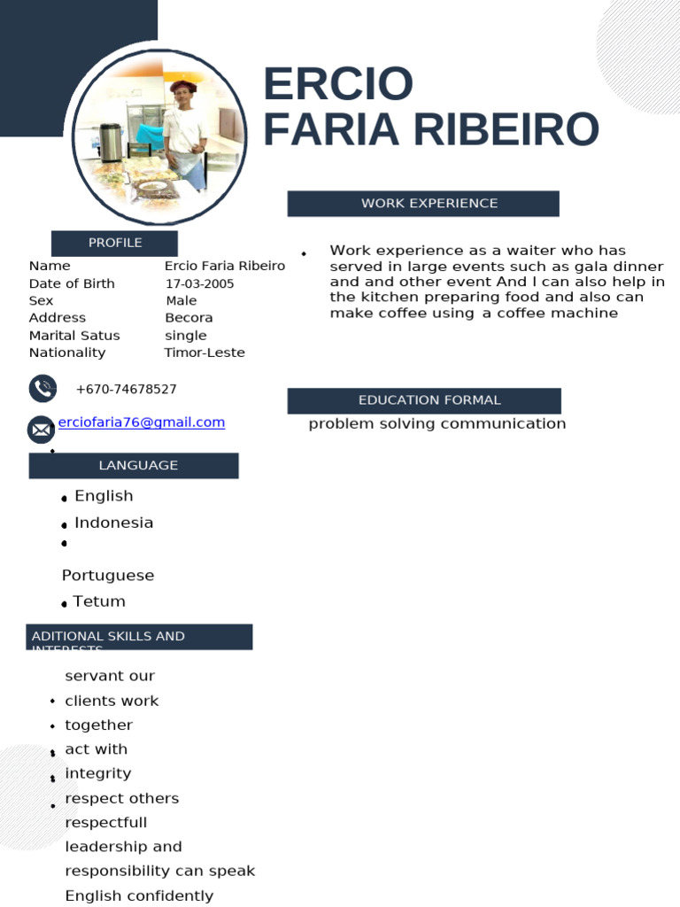 CV Ercio Faria Ribeiro | PDF