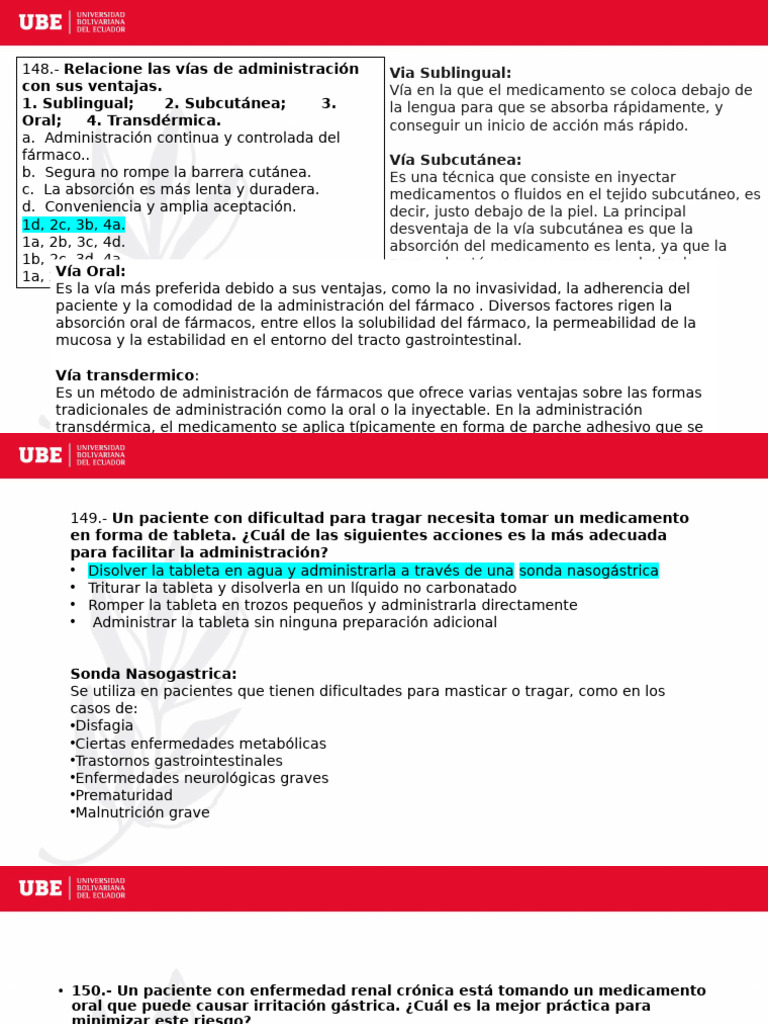 Plantilla UBE | PDF | Medicamentos con receta | Tableta (Farmacia)