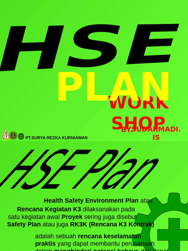 0 HSE Plan Workshop OKE | PDF