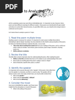 Annotating A Poem | PDF | Poetry | Human Communication