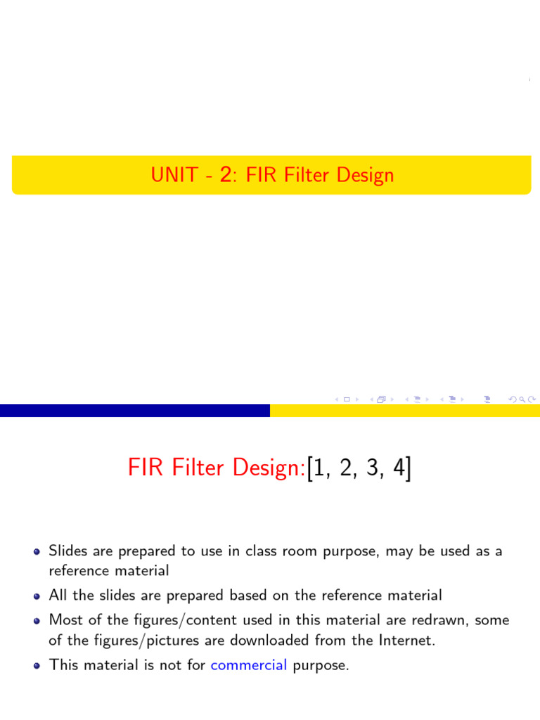 Fir-Filter-Design (1) - 1-14 | PDF | Filter (Signal Processing ...
