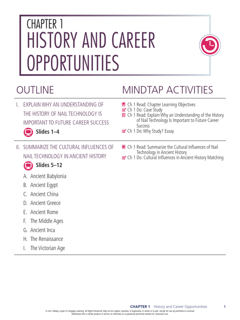 Nails MindTap Instructor Guide | PDF | Circulatory System | Lymph