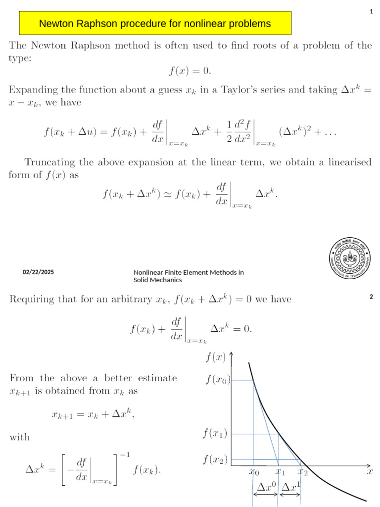 Nonlinear FEM for Engineers | PDF