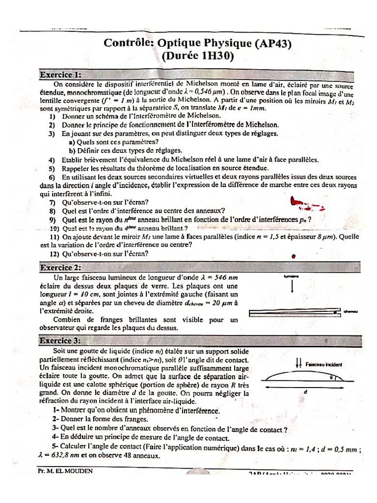 Contrôle Optique | PDF
