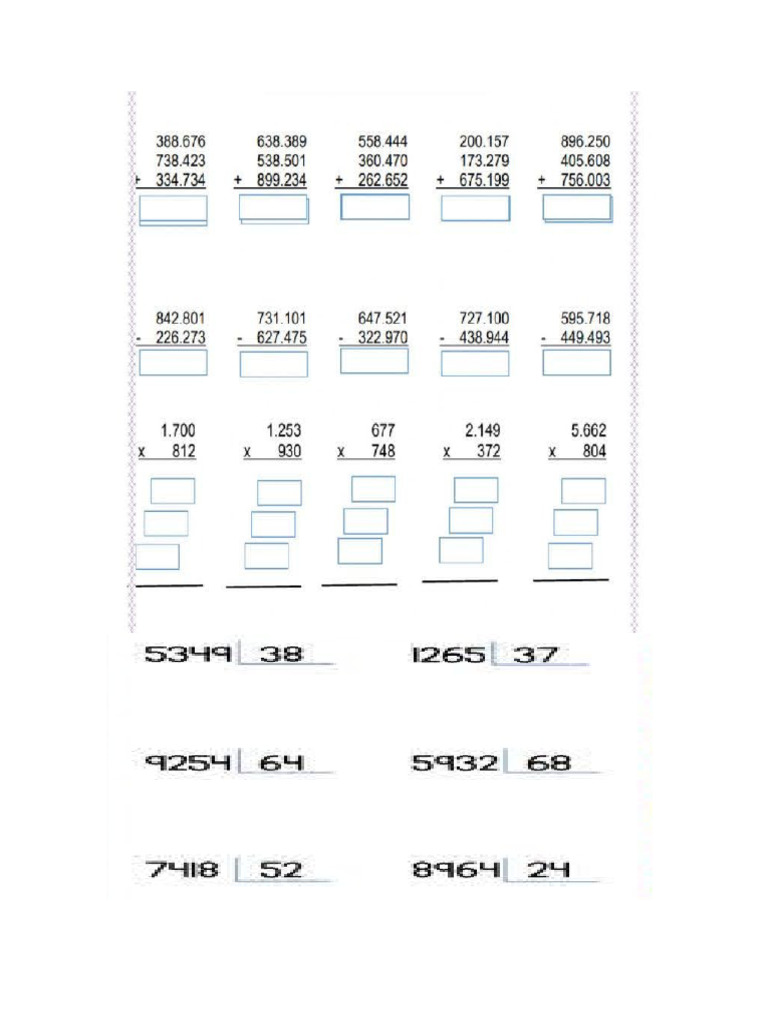 Actividad de Mate, maticAS 5 | PDF