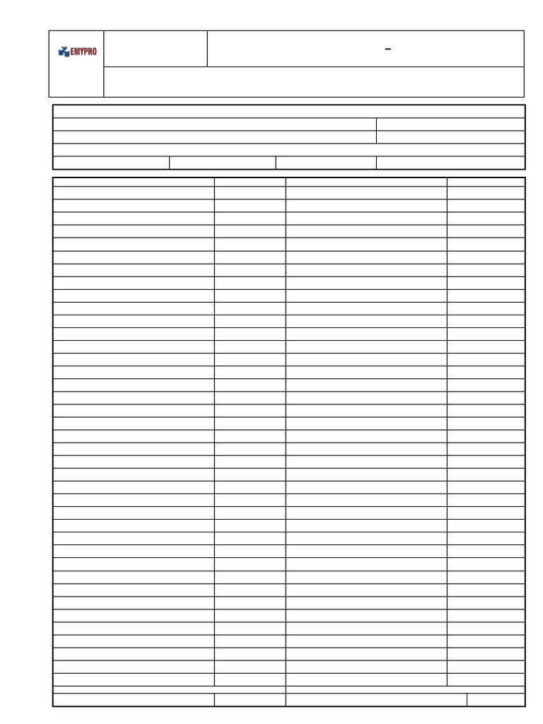 Permissão de Entrada e Trabalho - PET - Espaço Confinado TQ 5804 EMYPRO ...