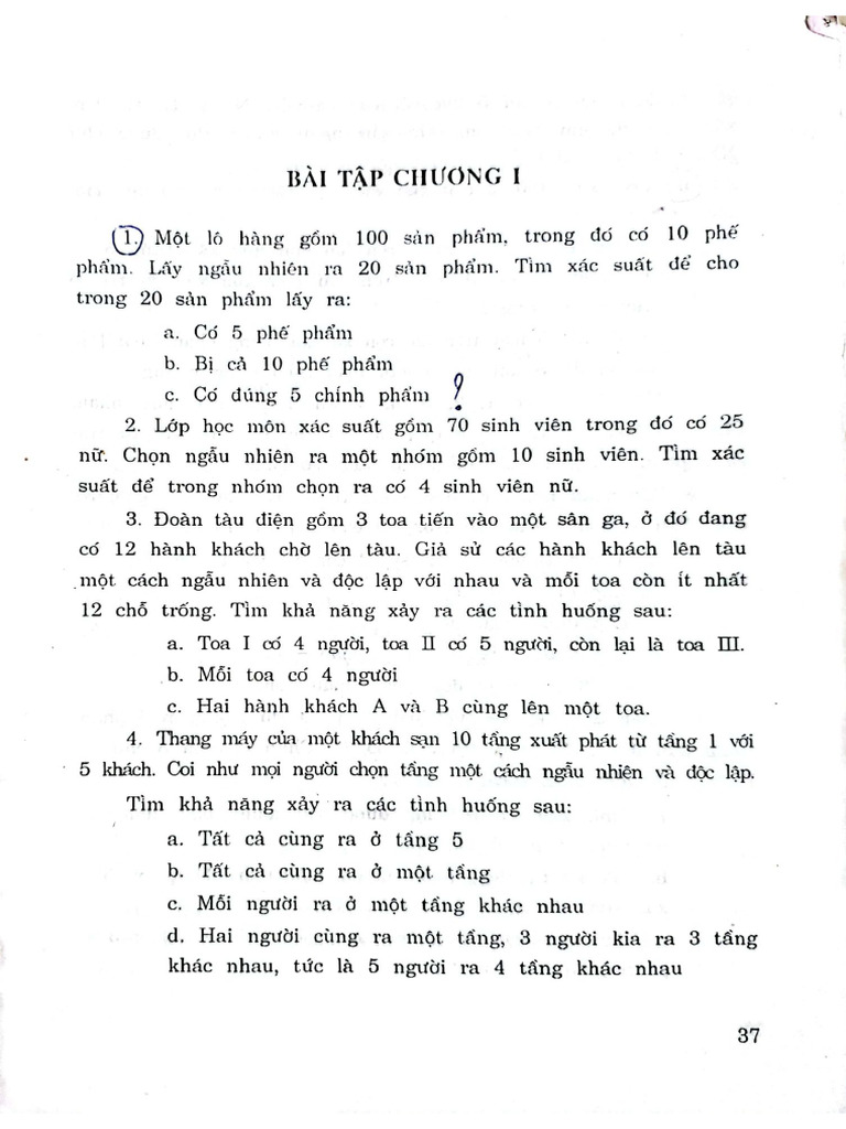 01 - BT_Chuong 1_Dao Huu Ho - CamScaner | PDF