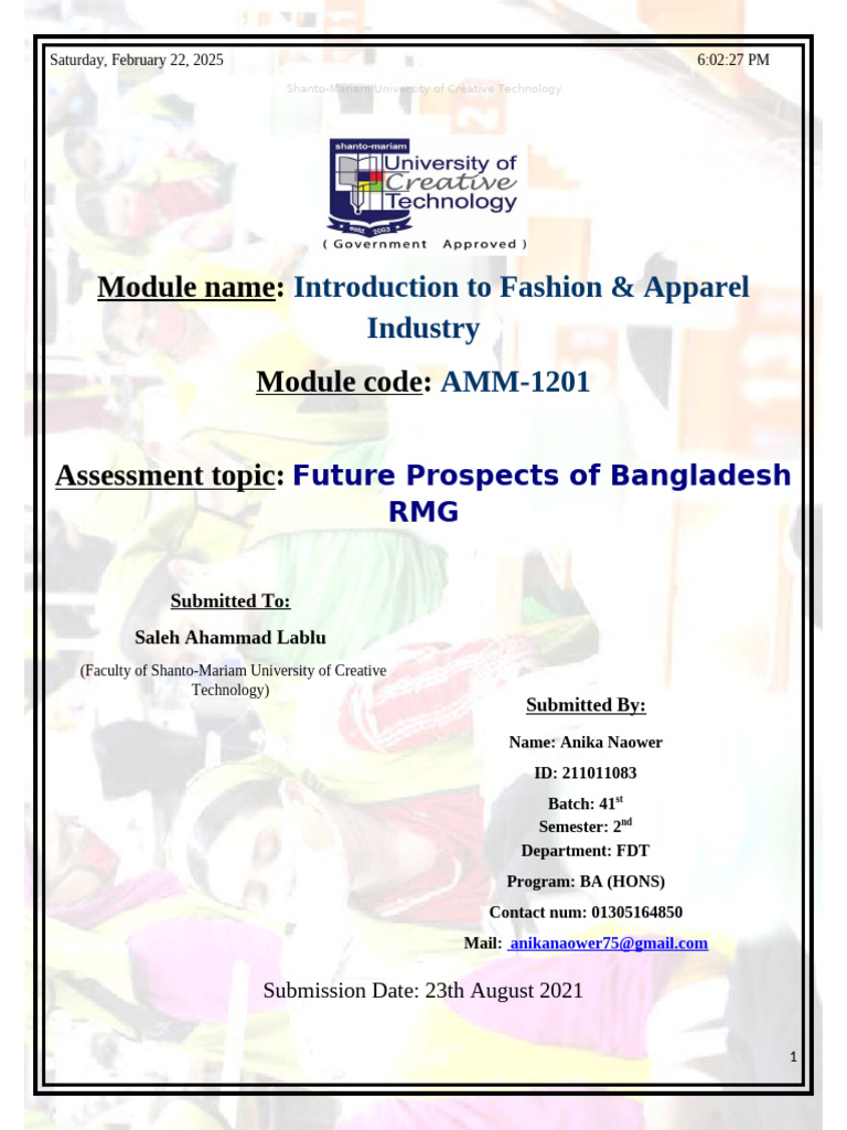 AMM - Anika 211011083 Mid-Assessment | PDF | Job Satisfaction | Employment