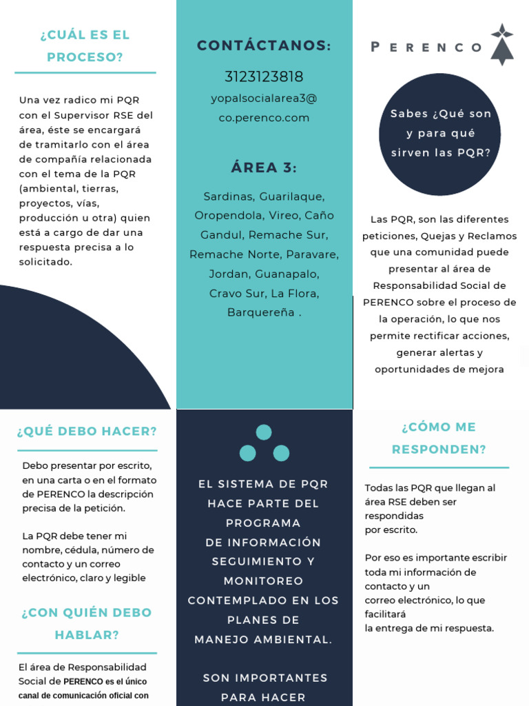 FOLLETO PQR PERENCO | PDF