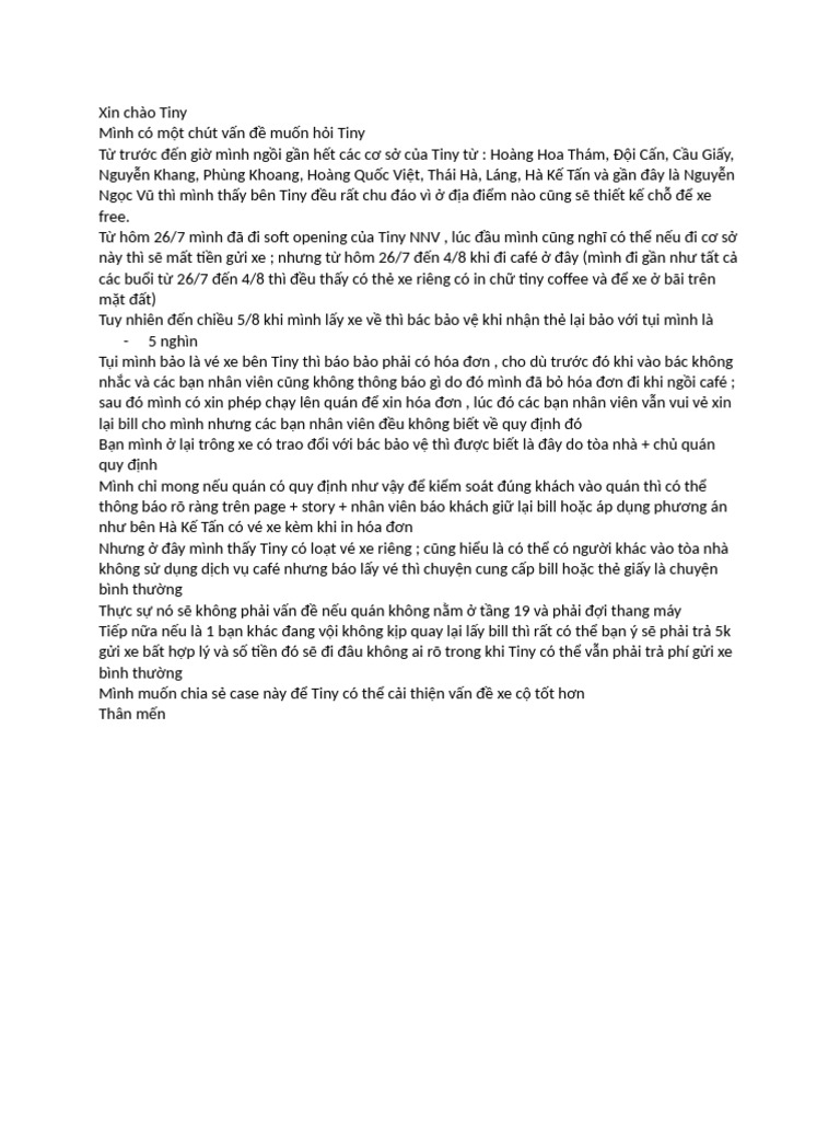Xin Chào Tiny | PDF