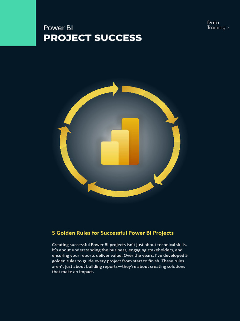 Power BI Success 5 Golden Rules Datatraining | PDF | Prototype | Goal