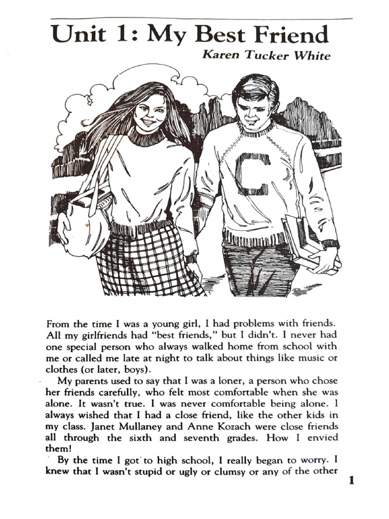 Reading 1 - My Best Friend | PDF