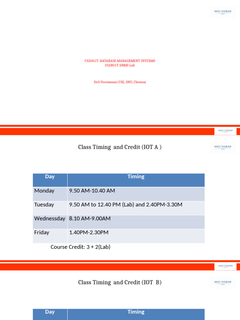 DMBS Week 1 and 2 Material | PDF | Databases | Relational Database