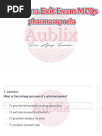 DMER Pharmacist Model Paper | PDF | Pharmacology