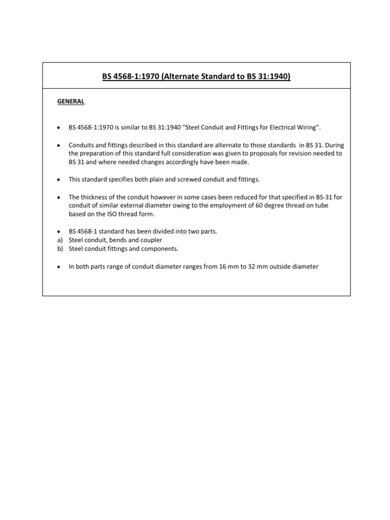 BS 4568 | PDF | Pipe (Fluid Conveyance) | Screw