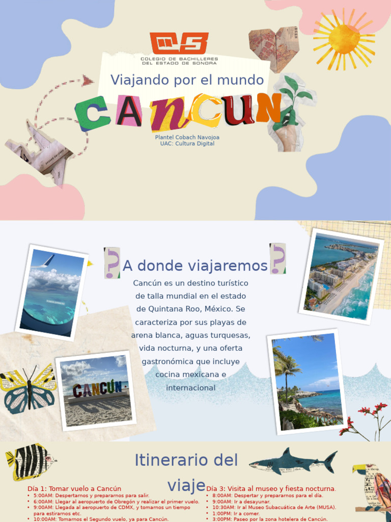 Viaje A Cancun | PDF