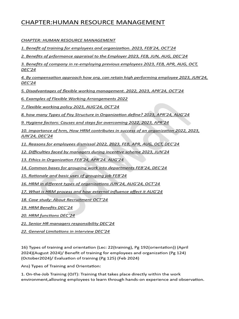 whole hr | PDF | Human Resource Management | Employee Retention