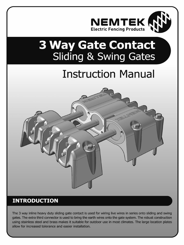 3-Way_Gate_Con_Manual | PDF