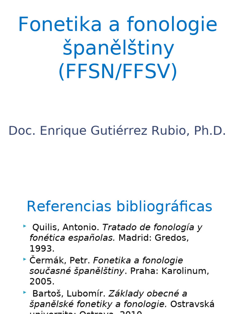 Fonética y Fonología del Español | PDF | Fonología | Palabra