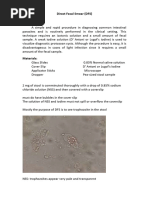 Direct Fecal Smear Method Overview | PDF | Medical Specialties ...